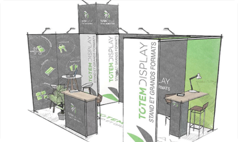 Totem Display | Stands et grands formats